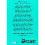 What is Integrity - Poem - Stop All Domestic Violence Inc.